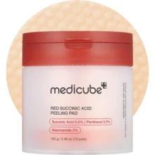 Medicube - Red Succinic Acid Peeling Pads - 70 Red Succinic Acid ...