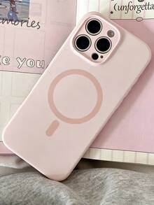 Luxury Skin Feel Magnetic Wireless Charging Phone Case Compatible With ...
