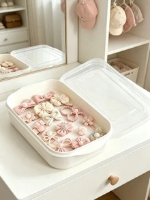 Transparent Covered Storage Box, Suitable For Baby Hair Clips, Hair ...