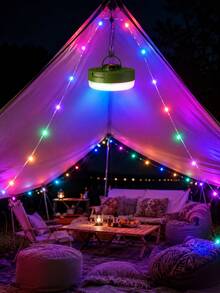 1pc USB Camping Lamp With Retractable 8m Light Strip For Tent Corner ...