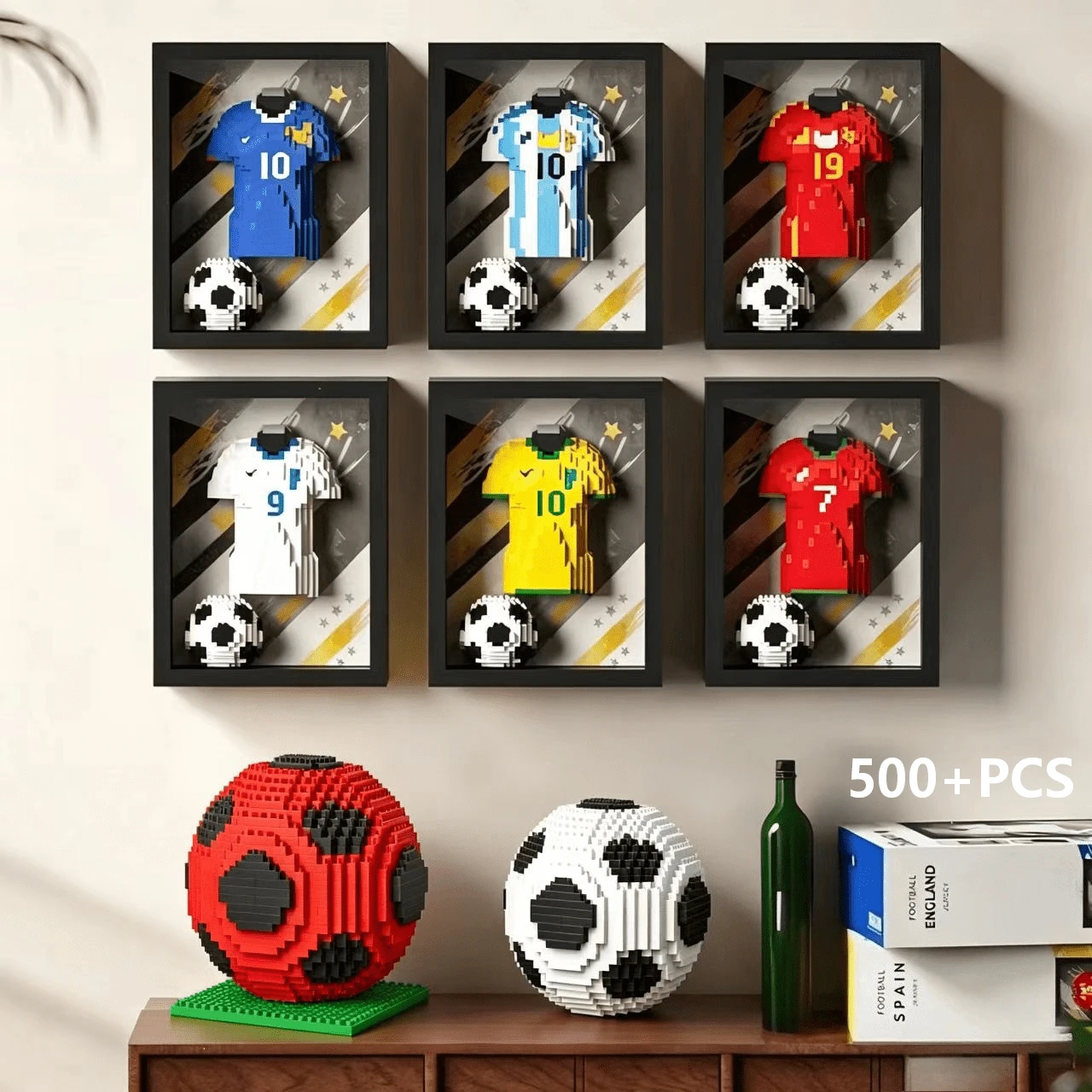 World Cup Football Souvenir, Football Jersey, 500+ Pieces Building ...