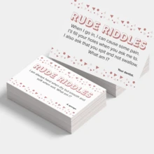 Naughty Riddles Bachelorette Party Game, Wedding Tabletop Game ...