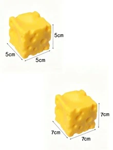 1pc Squeeze Cheese - Extra Large Super Soft Squeeze Cheese Block ...