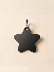 Personalized, Customizable Stainless Steel Star-Shaped Dog Tag With ...