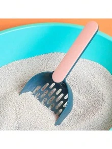 Plastic Cat Litter Scoop With Base, Self-Cleaning Litter Box Scoop ...