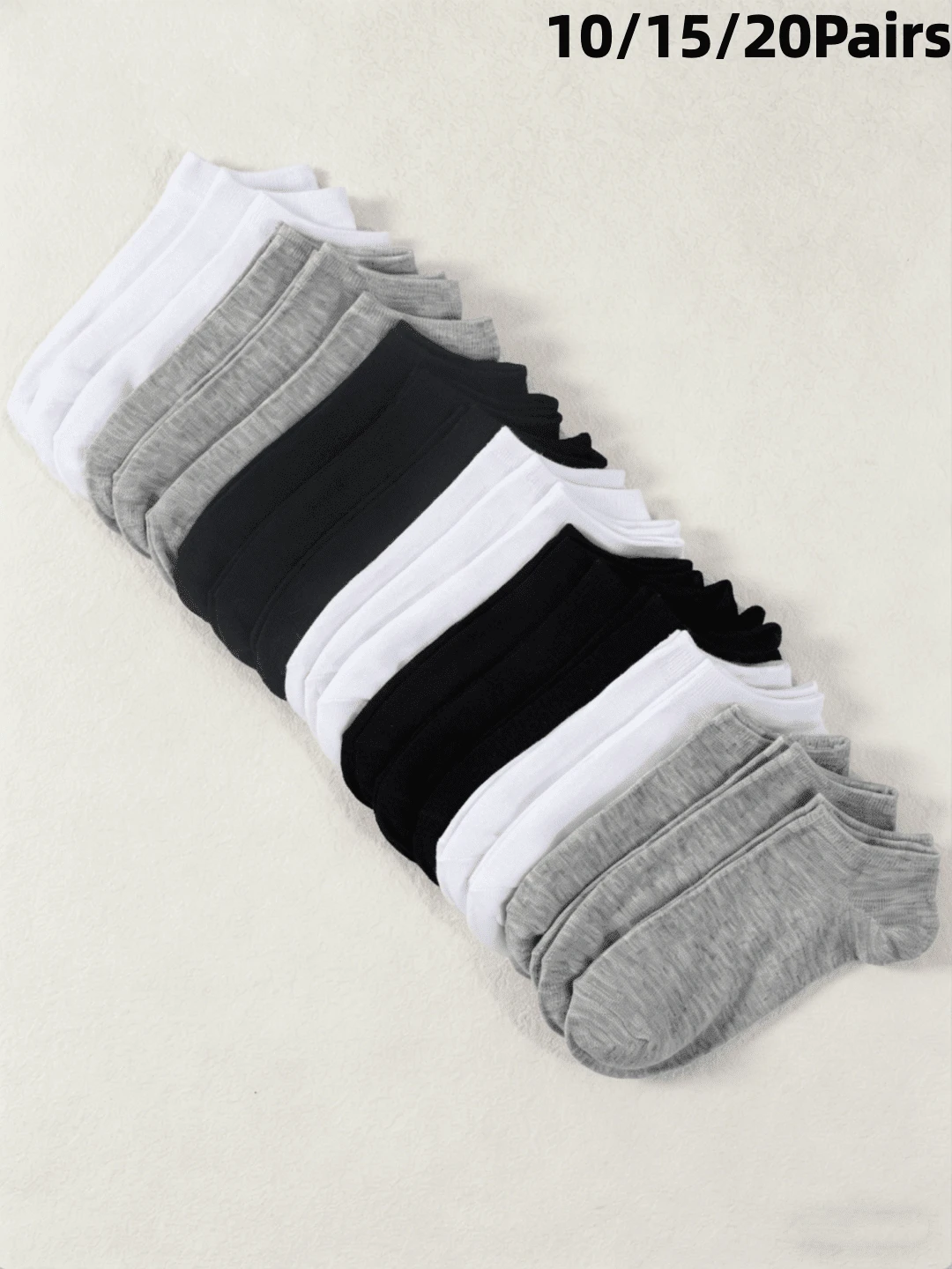 10/15/20 Pairs Women's Multi-Color Ankle Socks, Summer Thin Casual ...