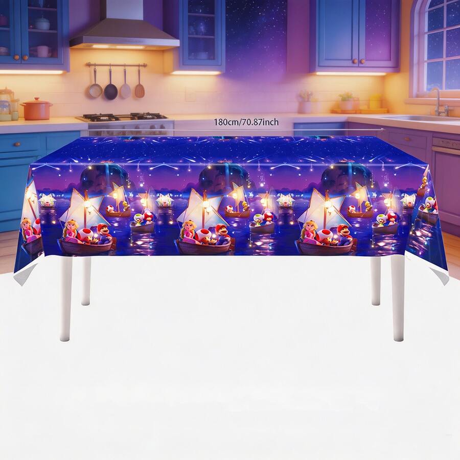 Stylish Themed Table Cloth Suitable For Festival Gathering And Scene ...