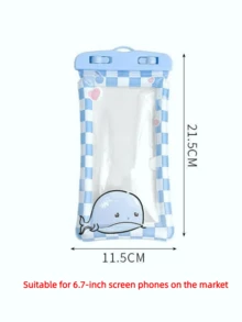 Cute Waterproof Phone Pouch With Lanyard, Perfect For Swimming, Beach ...