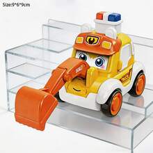 1pc Cute Face-Changing Car: Press To Change Face, Press To Move Forward ...