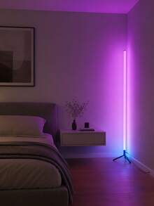1pc Colorful Floor Corner Light, LED RGB Lamp For Study Area, Dormitory ...