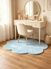 Ins Style Cute Living Room Carpet, Pink & Blue Bedroom Decor Vanity ...