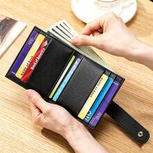 Women's Genuine Leather Wallet Multi-Function Credit Card Holder ...