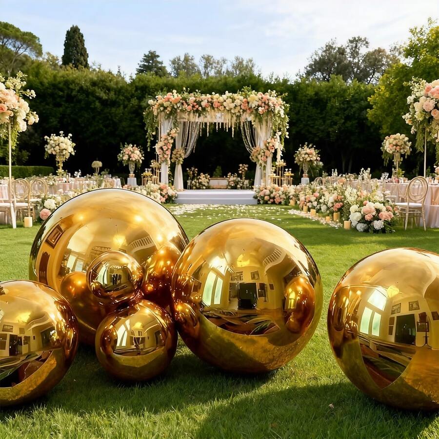 5pcs 60in 50in 32in 22in 10in Extra Large Gold 4D Aluminum Foil ...
