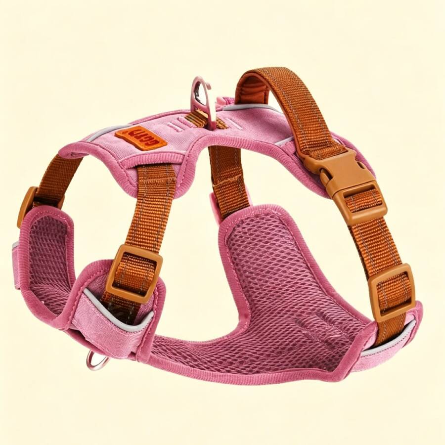 DH001 Heavy Duty Tactical Dog Harness Set, Adjustable Anti-Pull Pet ...