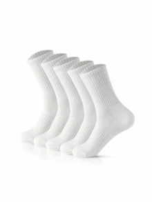 5 Pairs / 10 Pairs / 20 Pairs Couple Casual Sports Socks, Suitable For ...