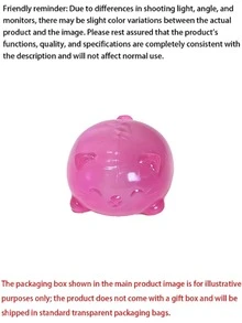 Slow Rebound Colorful Round Cat Shaped Squeeze Toy, Desktop Ornament ...