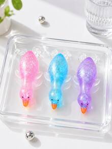 1 Peça Brinquedo Squishy de Pato com Glitter de Maltose para Crianças ...