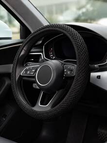 Universal Ice Silk Mesh Steering Wheel Cover With 3D Massage Grip ...