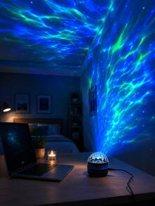 1pc Starry Sky Projector Light With Water Ripple Glow For Kids Bedroom ...