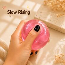 1/4Pcs Crystal Jelly Squishy Stress Ball, 6cm Translucent Slow Rising ...