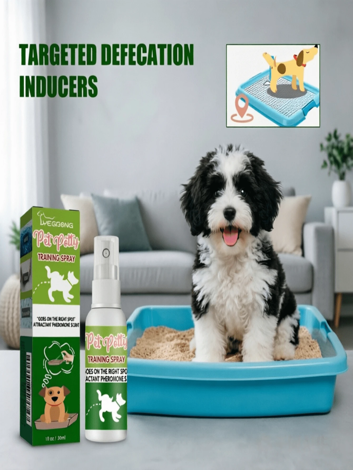 Pet Toilet Training Attractant, Pet Urine And Feces Positioning Inducer ...