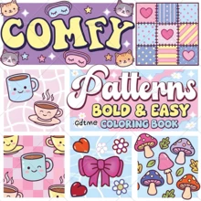 Pattern To Chill Bold & Easy Coloring Book, Cute Sweet Snack Fruit Moon ...