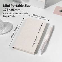 1pc Portable Travel Stamp Collection Notebook, Thick Blank Pages ...