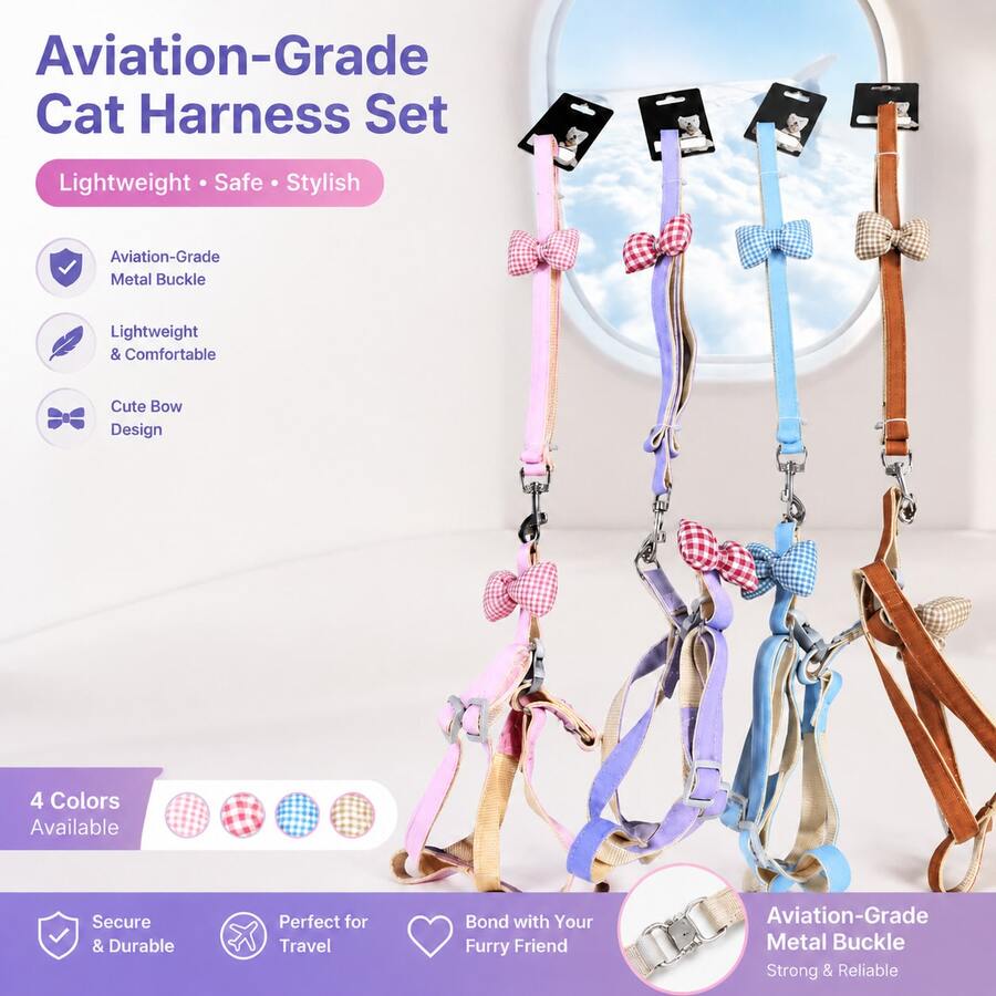 Pet Dog Fashion Leash, Adjustable No-Choke Cat And Dog Leash With ...